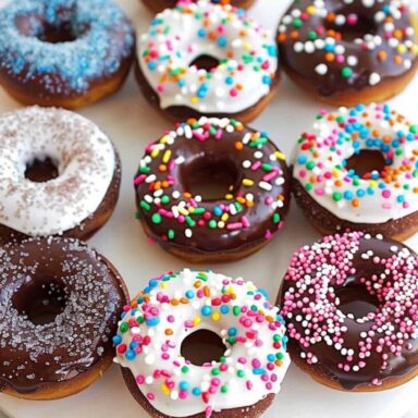 Baked Chocolate Glazed Donuts