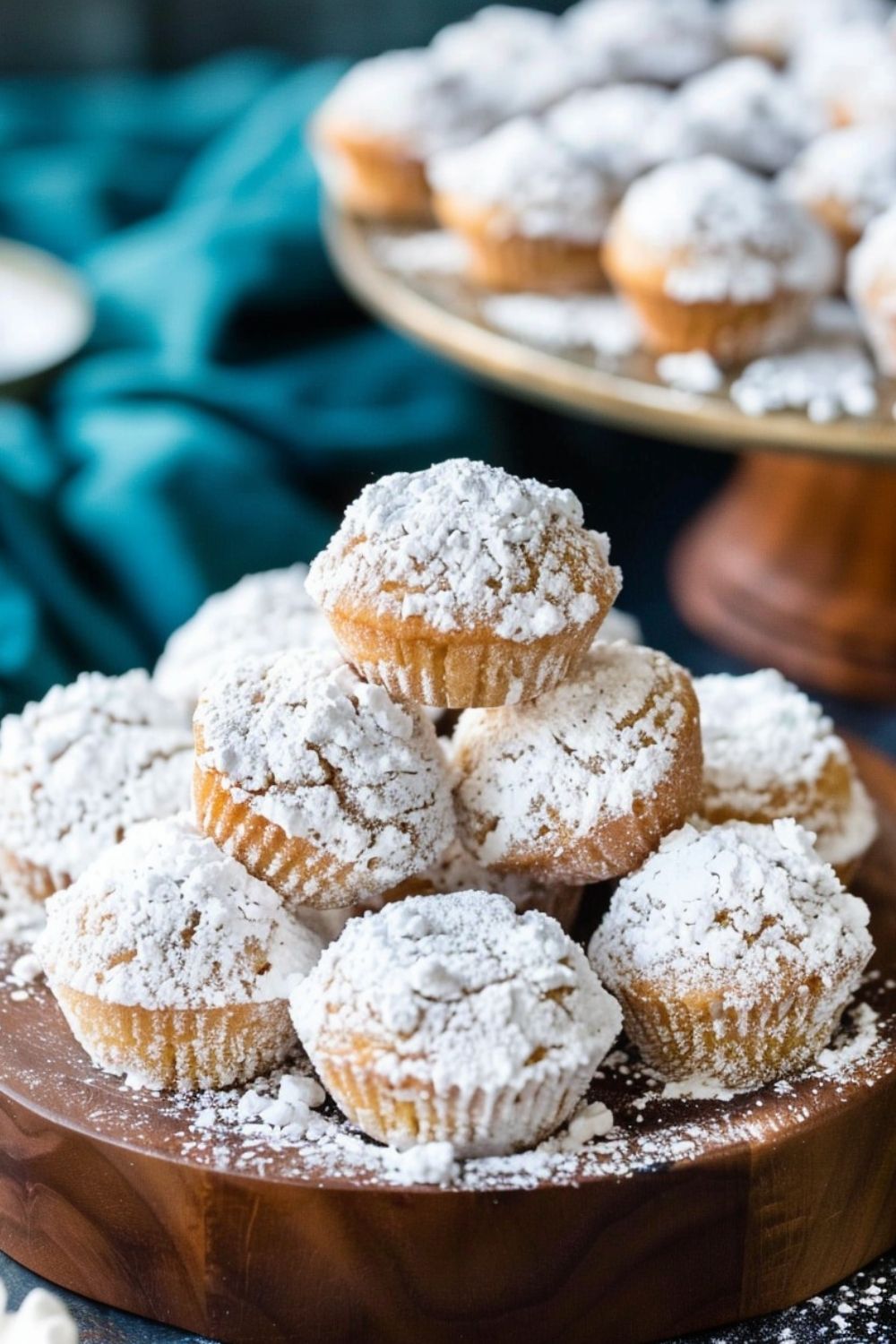 Mini Powdered Sugar Donut Muffins