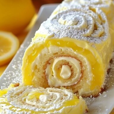 No-Bake Velvet Lemon Cream Roll Cake Recipe