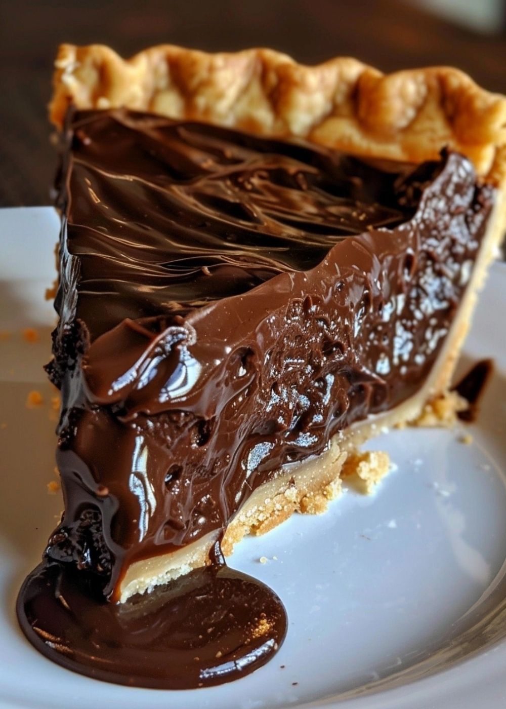 Decadent Hot Fudge Pie