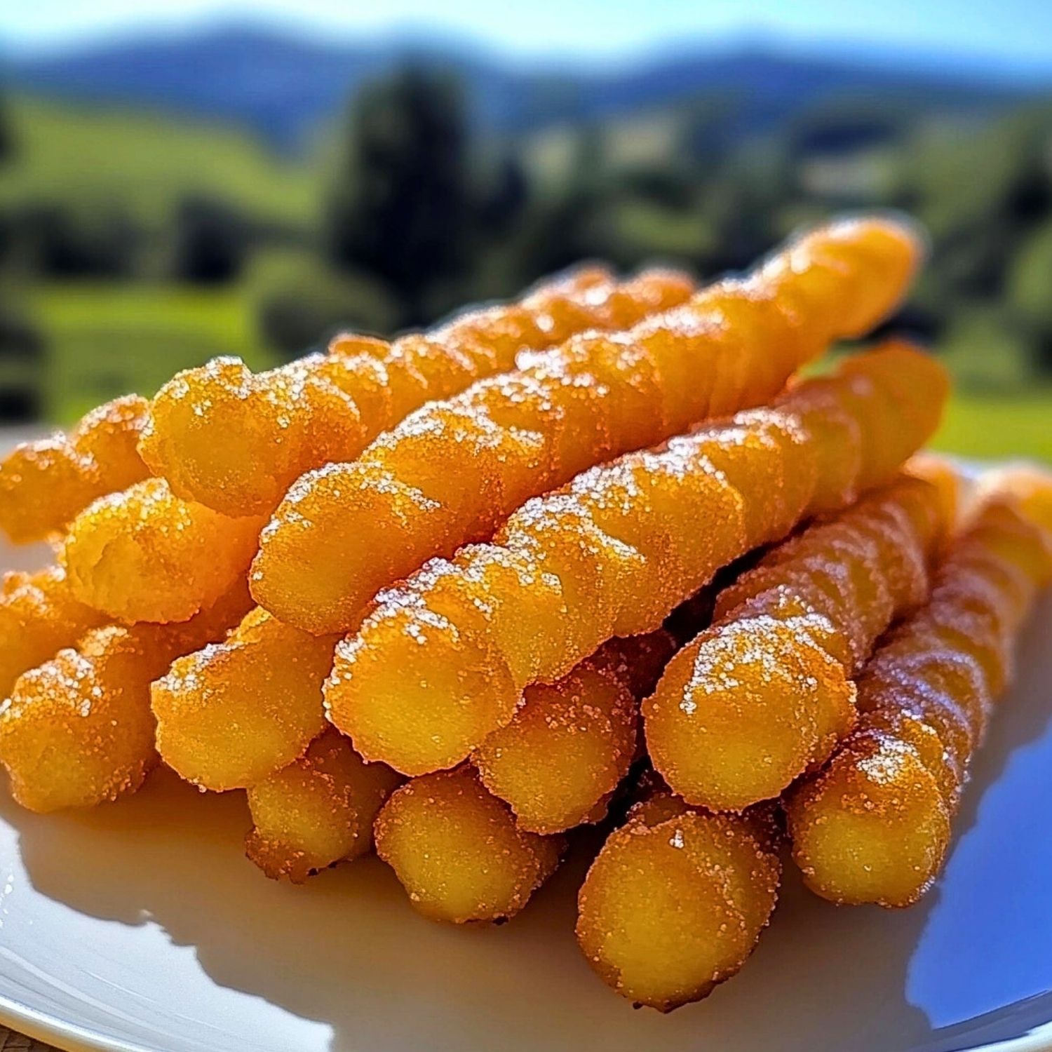 Crispy Funnel Cake Sticks