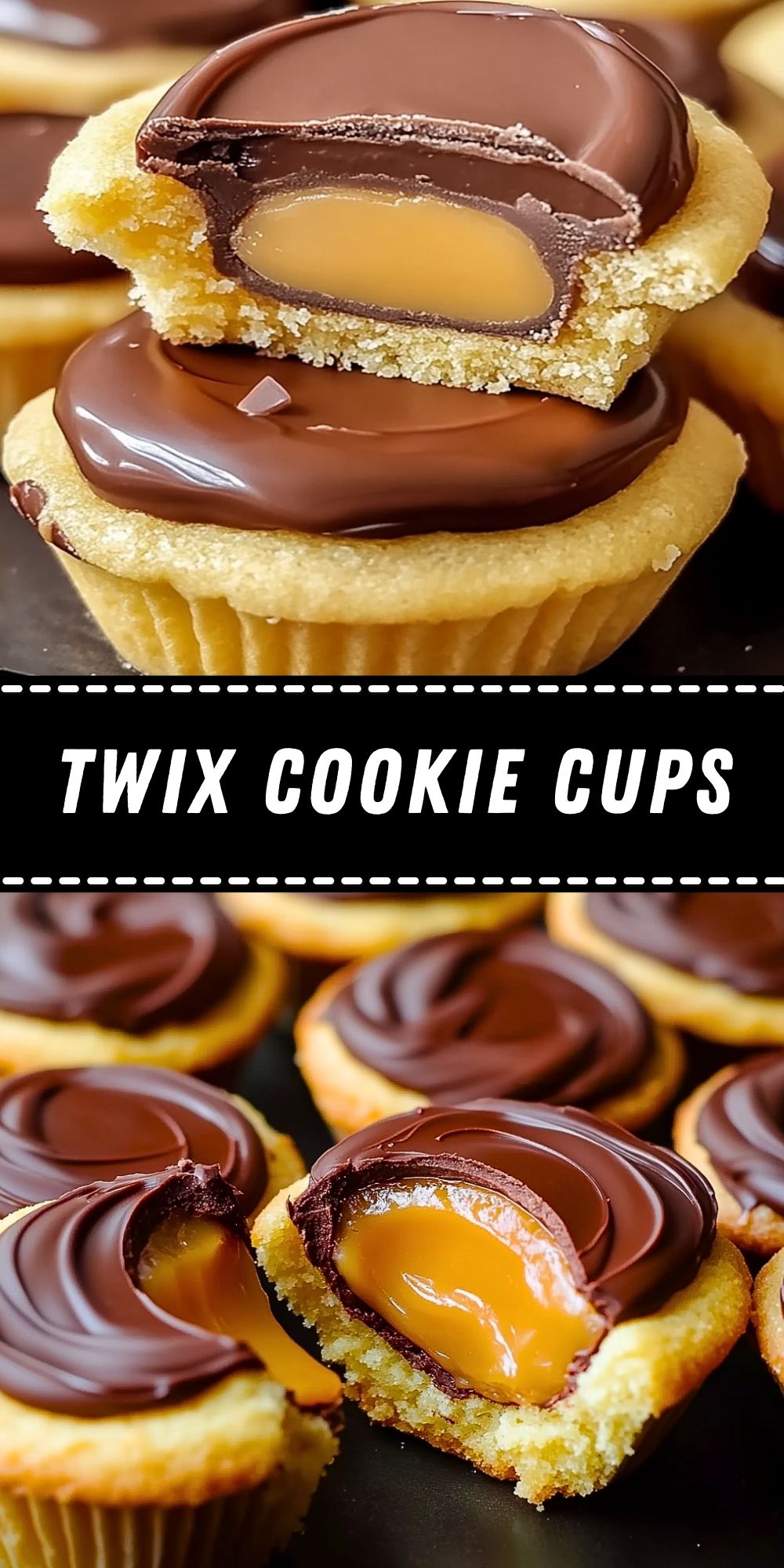 Twix Cookie Cups