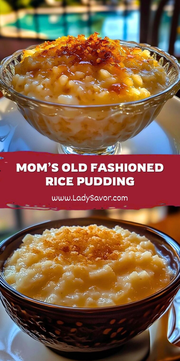 Mom’s Old Fashioned Rice Pudding