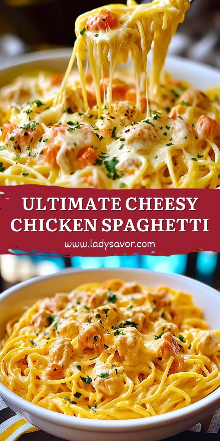 Ultimate Cheesy Chicken Spaghetti