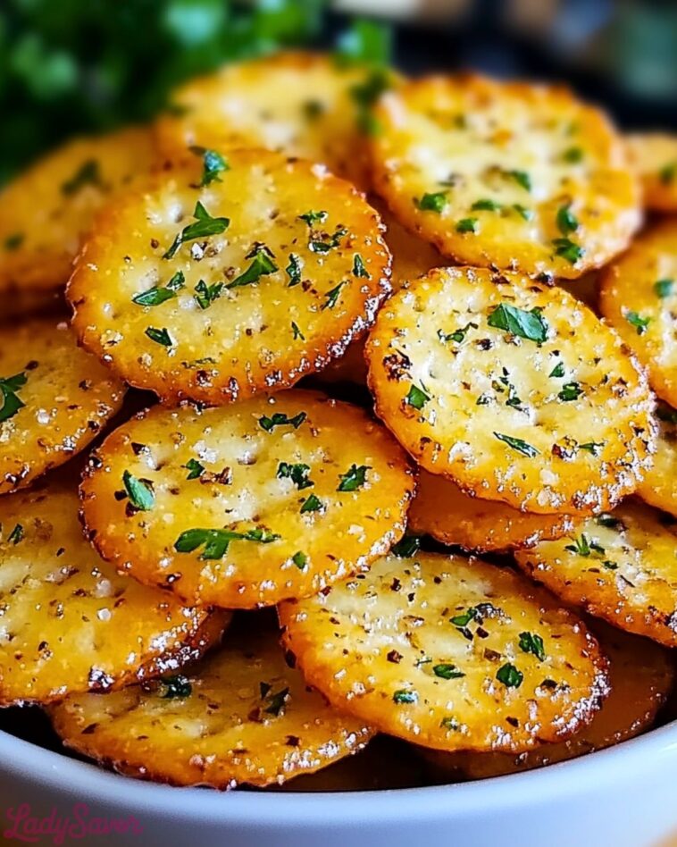 Garlic Ritz Snacks