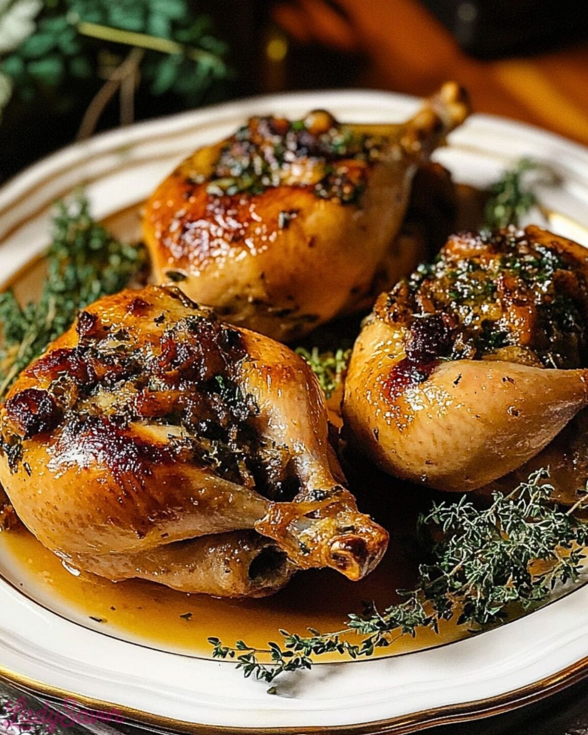 Stuffed Cornish Game Hens