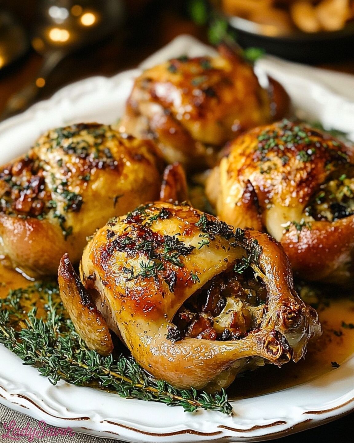 Stuffed Cornish Game Hens