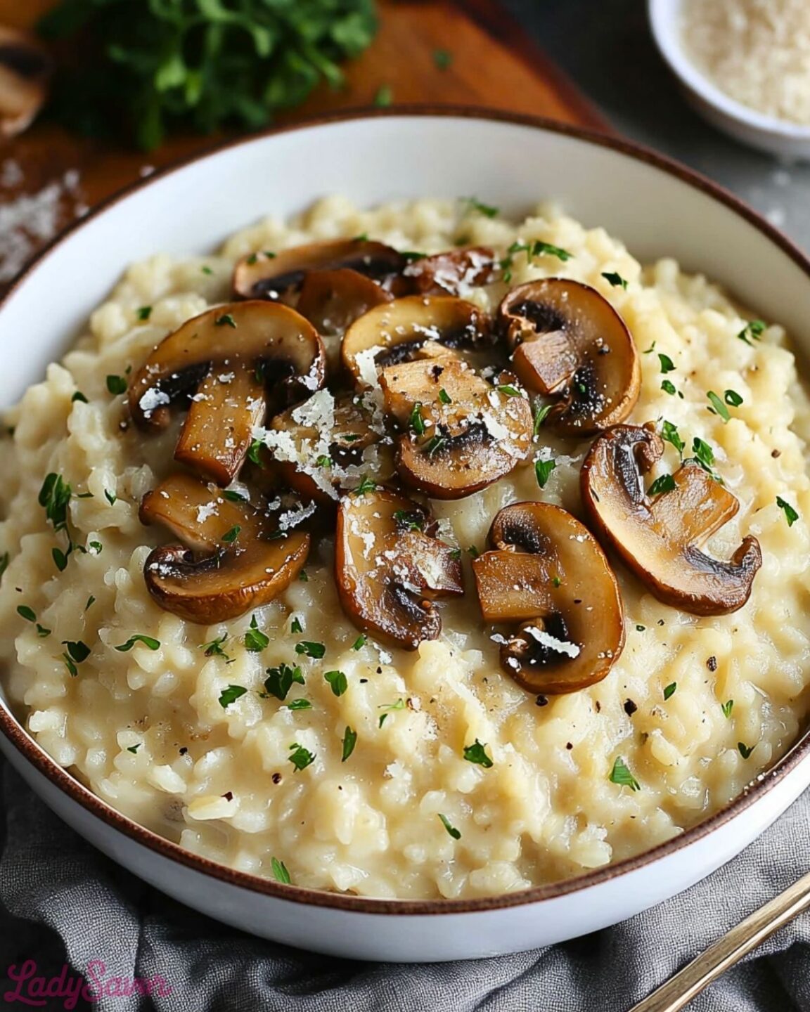 Creamy Mushroom Risotto