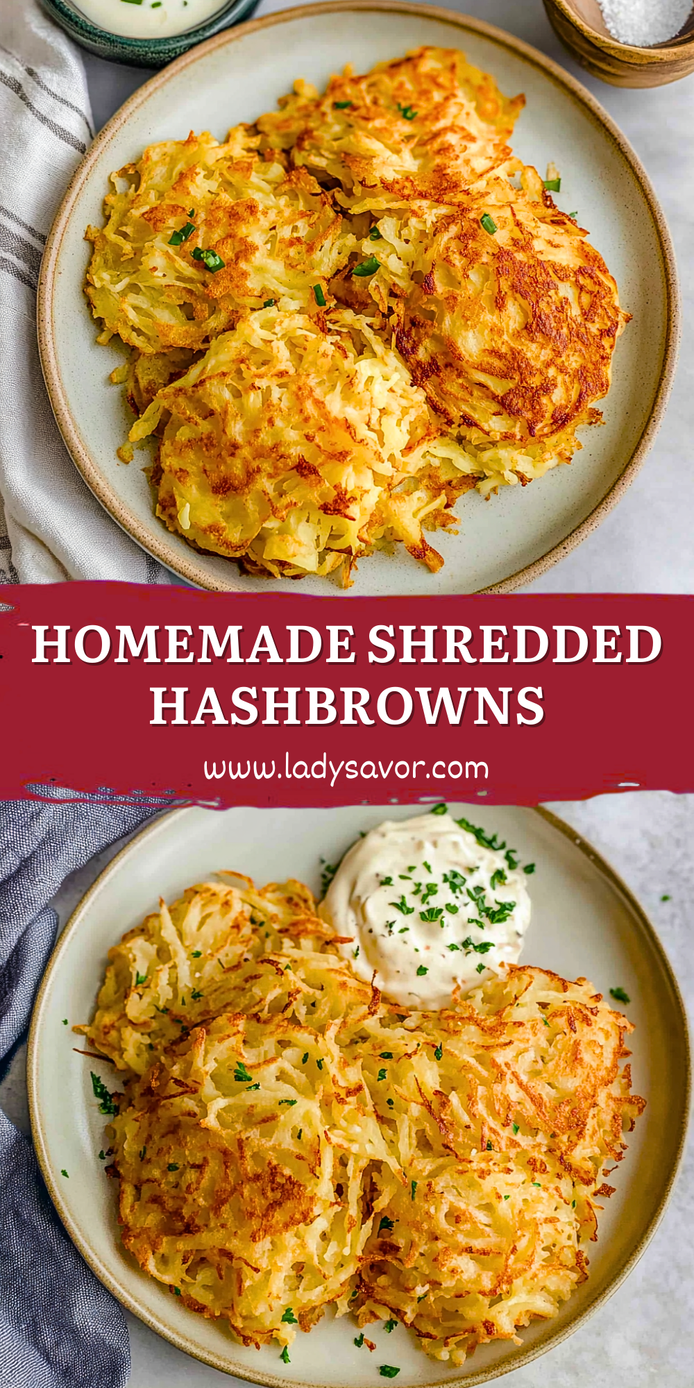 Homemade Shredded Hashbrowns