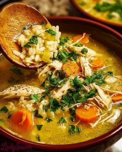 Healthy Chicken And Rice Soup Recipe