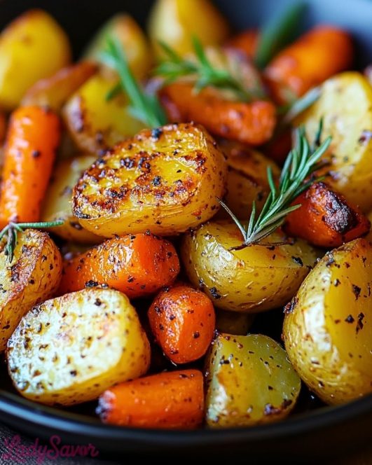 Roasted Potatoes And Carrots