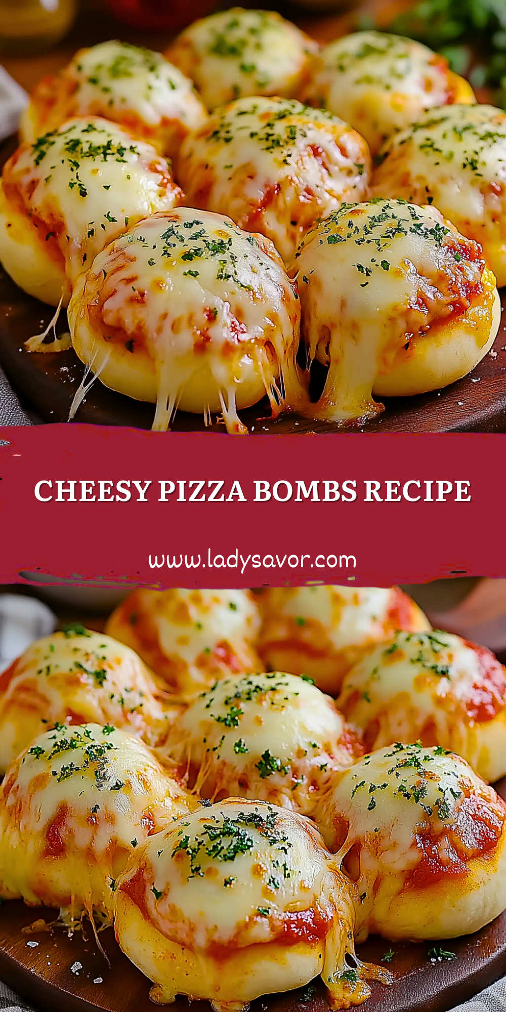 Cheesy Pizza Bombs Recipe