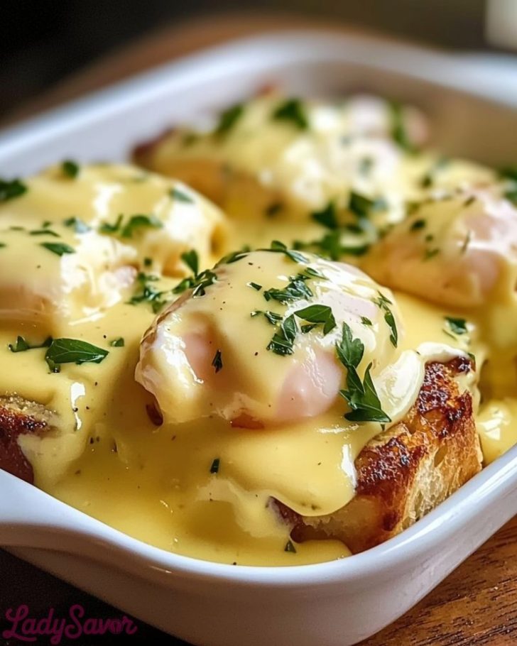 Hollandaise Heaven - The Best Eggs Benedict Bake Recipe