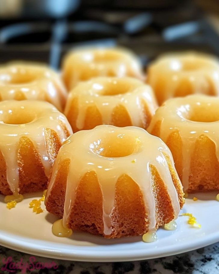 Mini Lemon Bundt Cakes Recipe