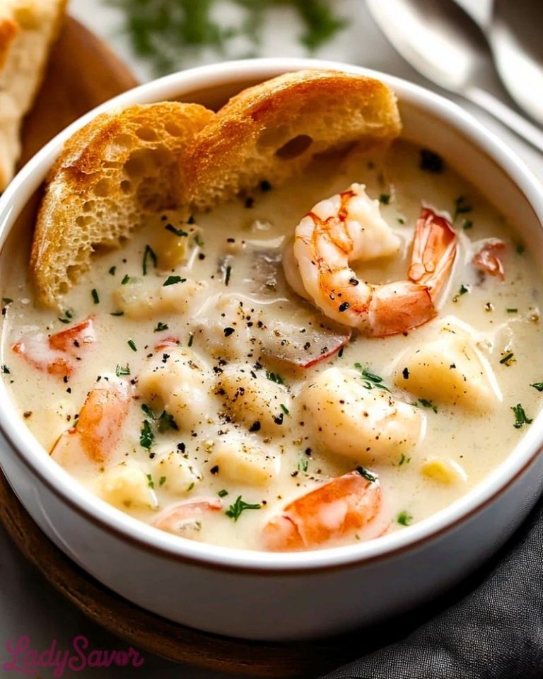 Thick And Creamy Seafood Chowder Recipe