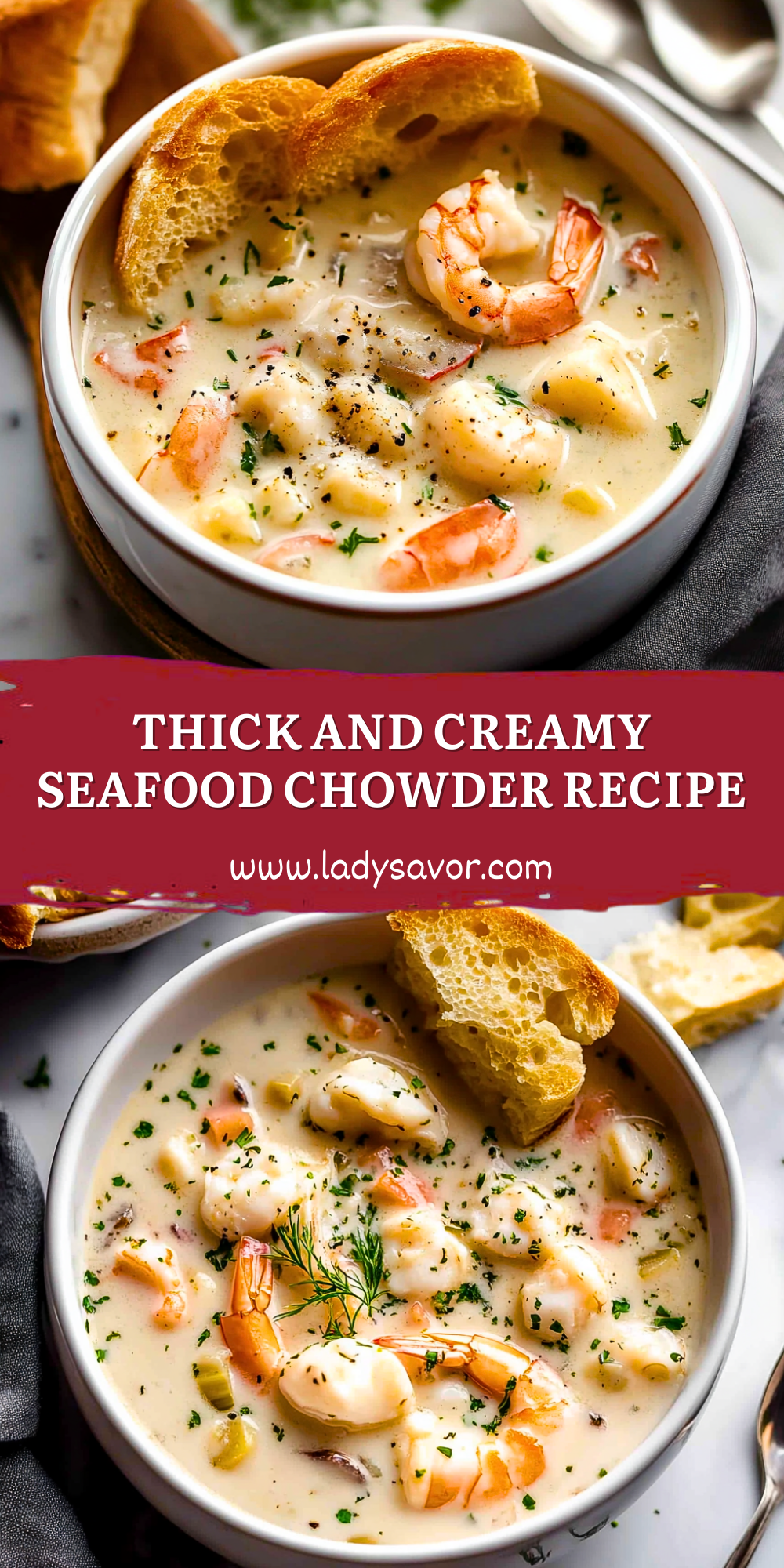 Thick And Creamy Seafood Chowder Recipe