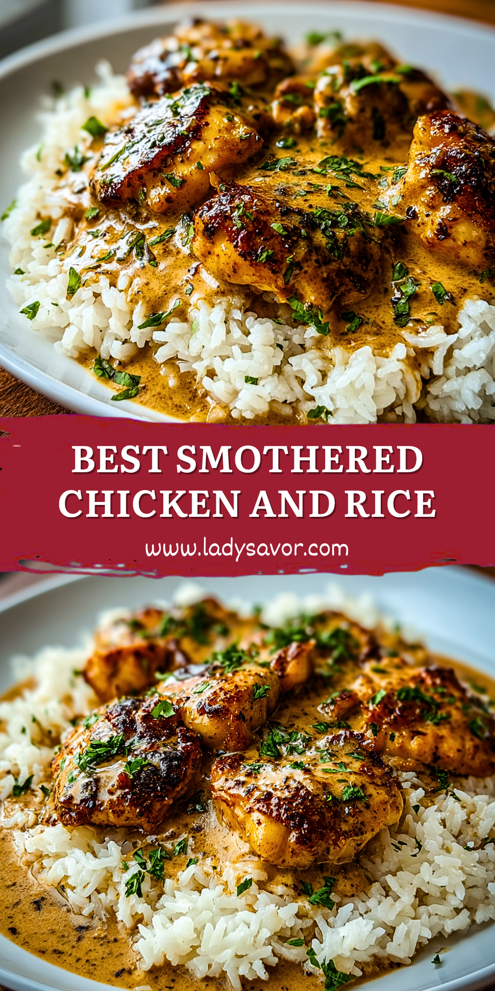 Best Smothered Chicken And Rice