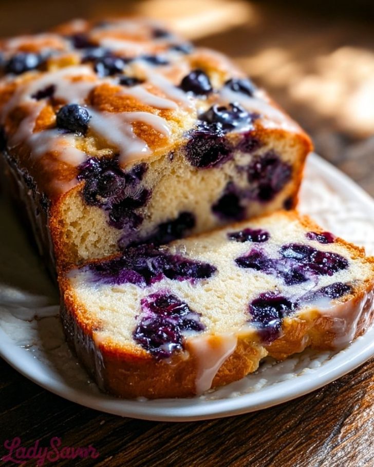 Blueberry Cream Cheese Bread