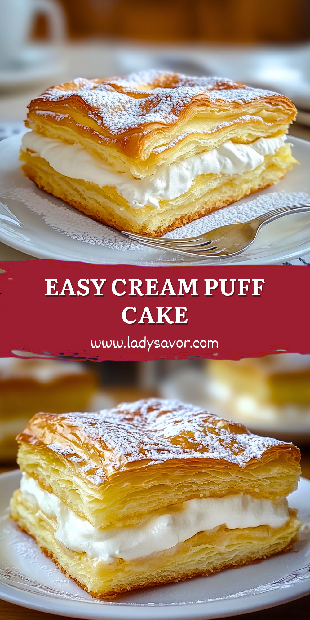 Easy Cream Puff Cake