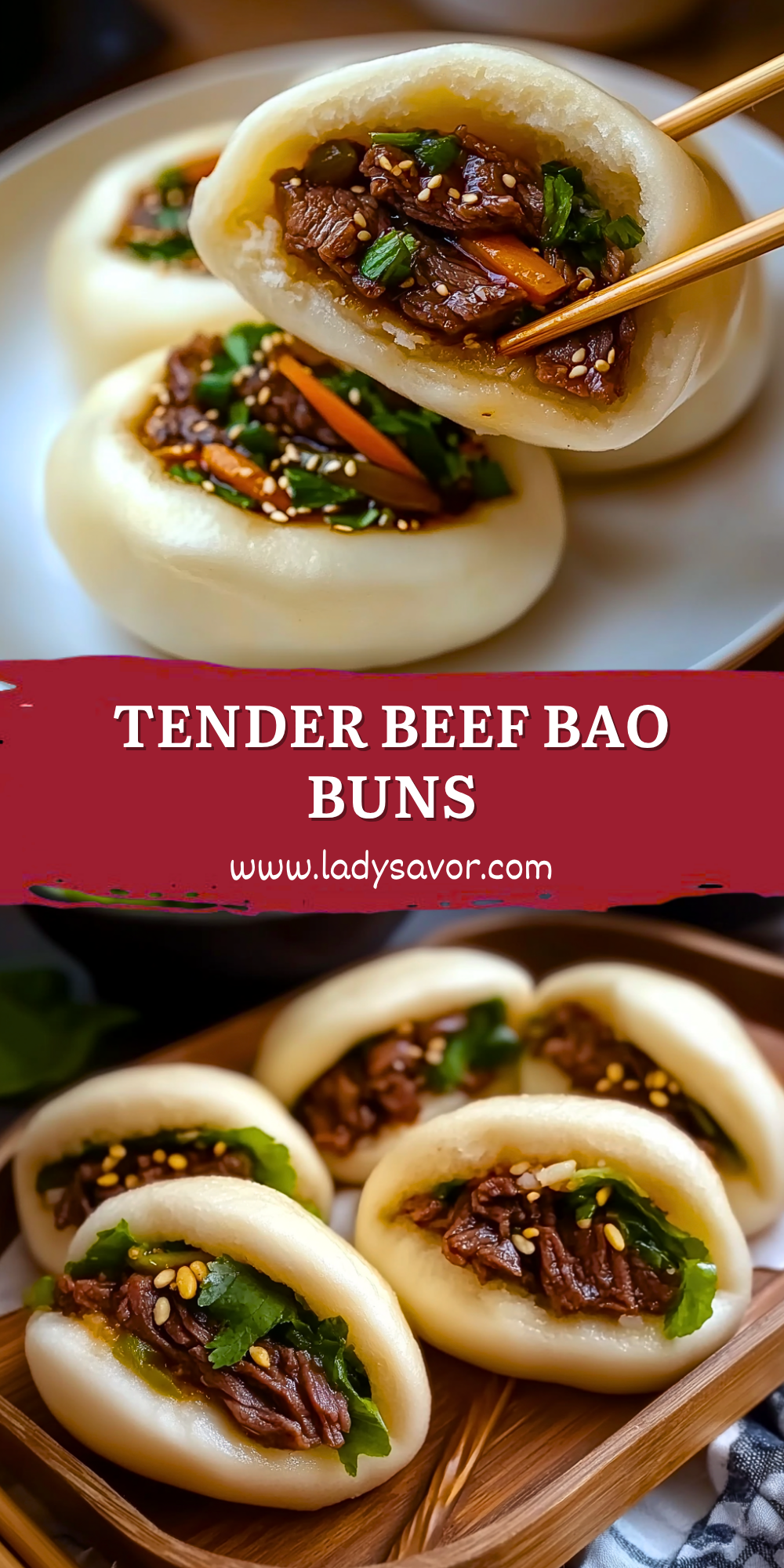 Tender Beef Bao Buns