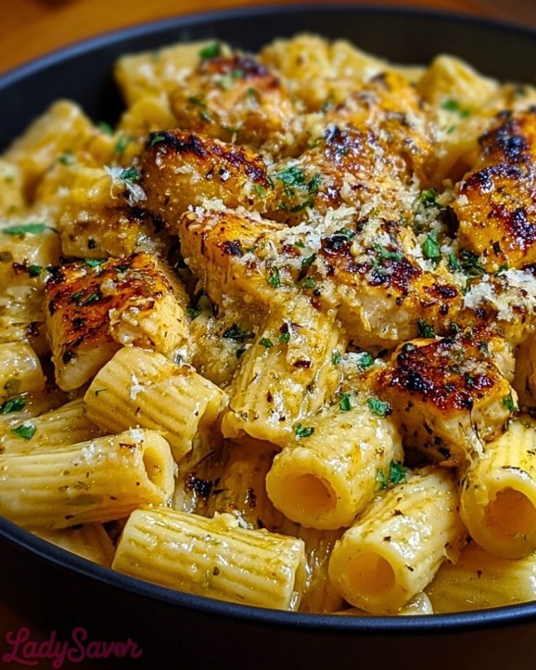 Garlic Butter Chicken Rigatoni Recipe