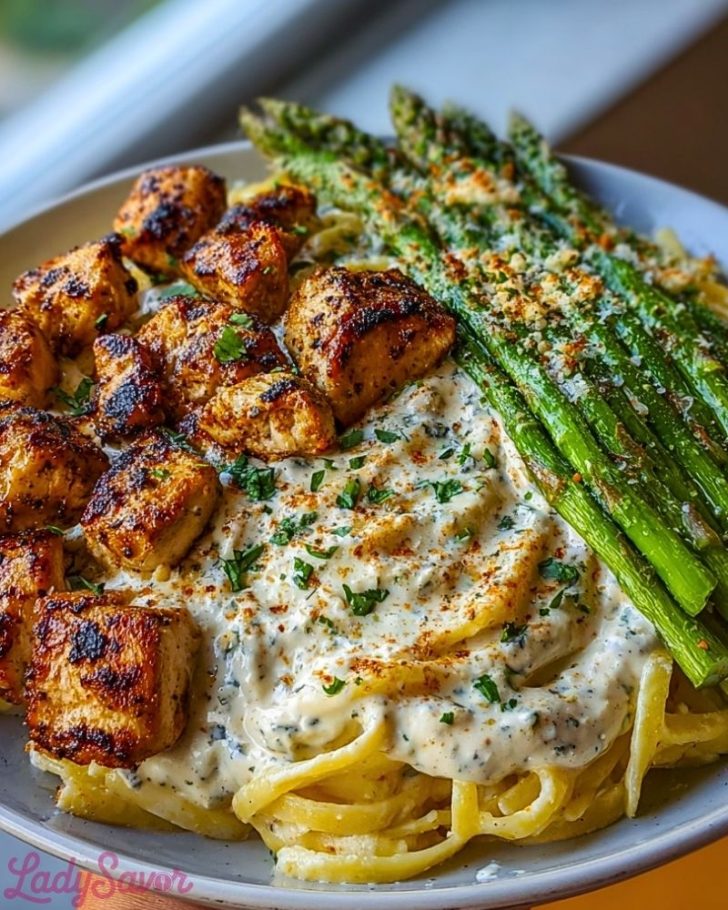Delicious Greek Chili Chicken Alfredo With Smoked Feta Cream & Crispy ...