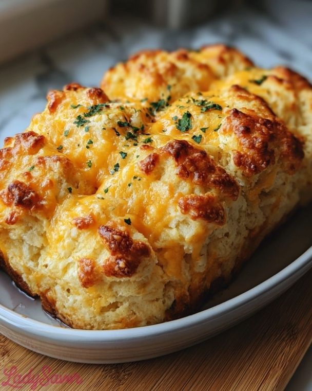 Easy Cheesy Biscuit Loaf