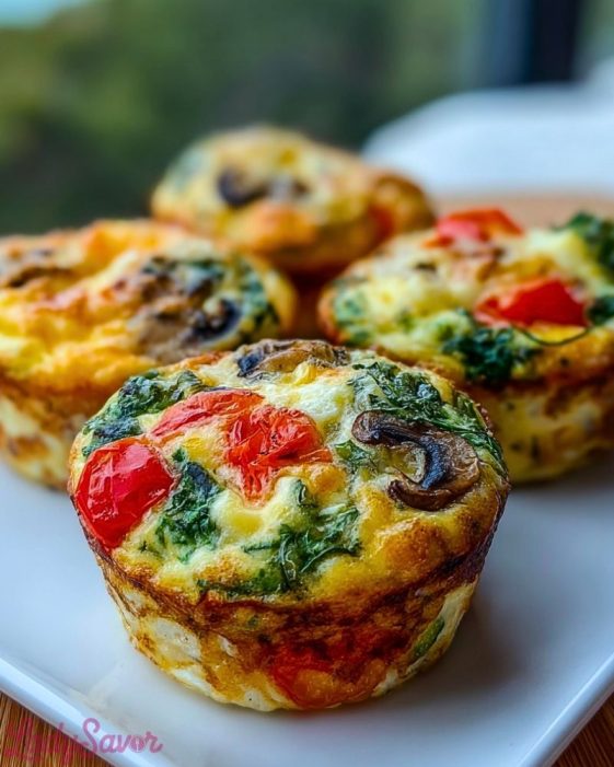 Egg White Muffins With Veggies