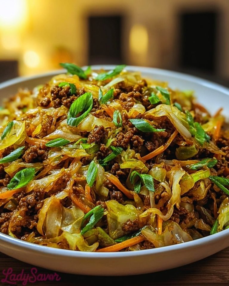 Healthy Chinese Ground Beef Cabbage