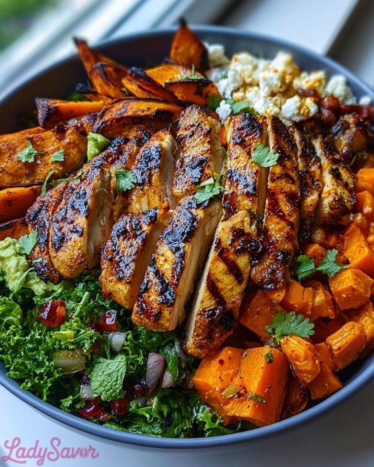 Loaded Grilled Chicken & Sweet Potato Power Bowl