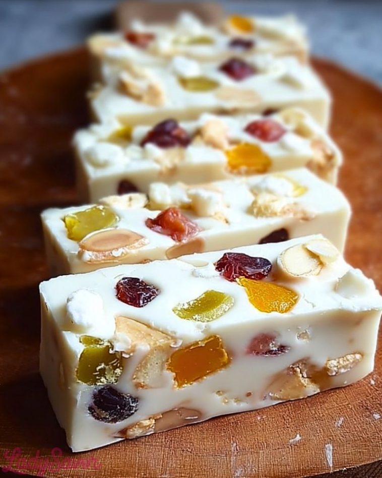 Homemade Nougat Bars