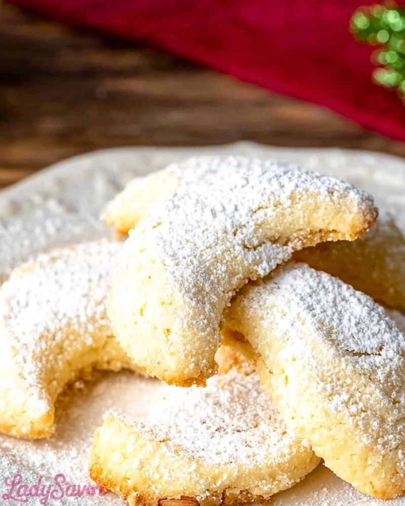 Almond Crescent Cookies